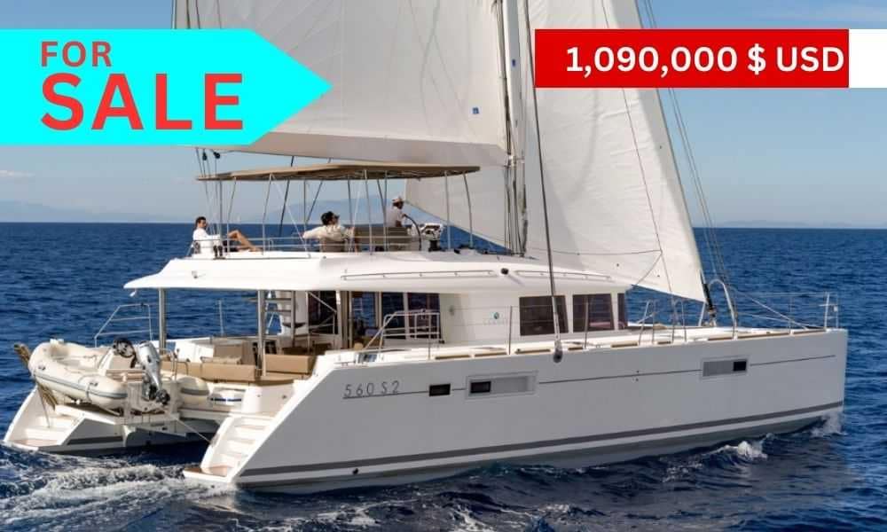 LAGOON 560 CATAMARAN - EXCEPTIONAL CONDITION & FEATURES - SLV Marine